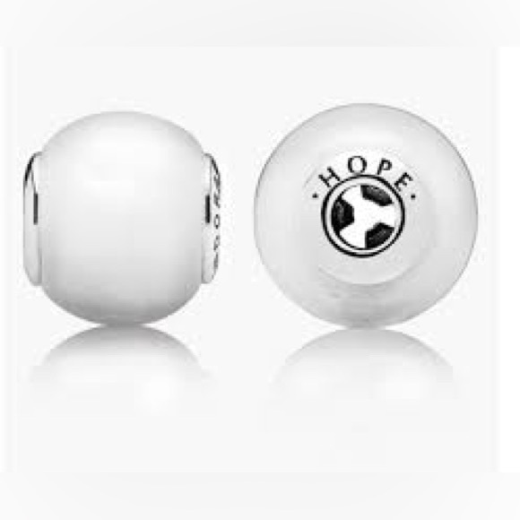 Pandora | Jewelry | Authentic Pandora Essence Hope Charm Milky White ...